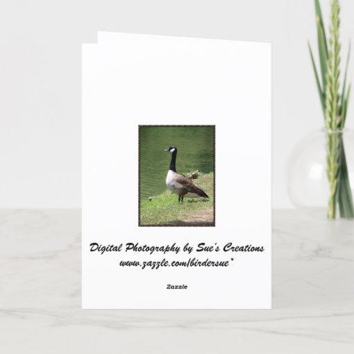 Happy Birthday Goose Card | Zazzle