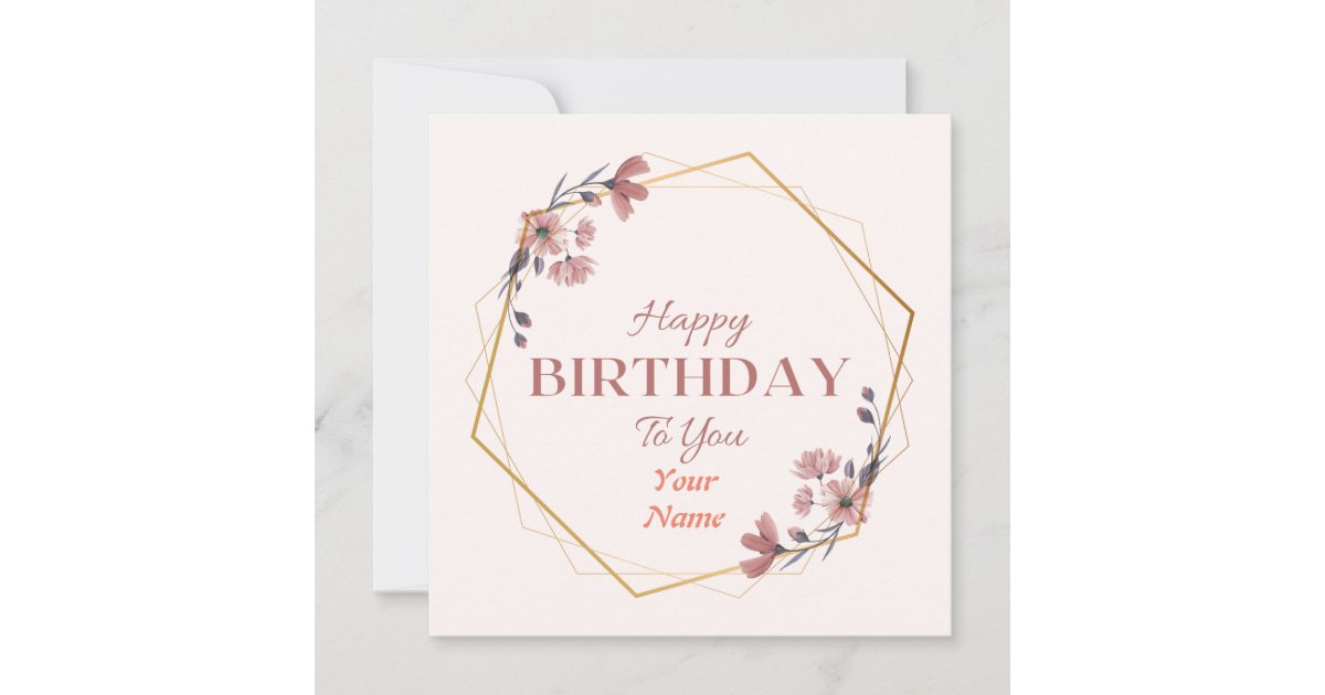 Happy Birthday Greating Card | Zazzle