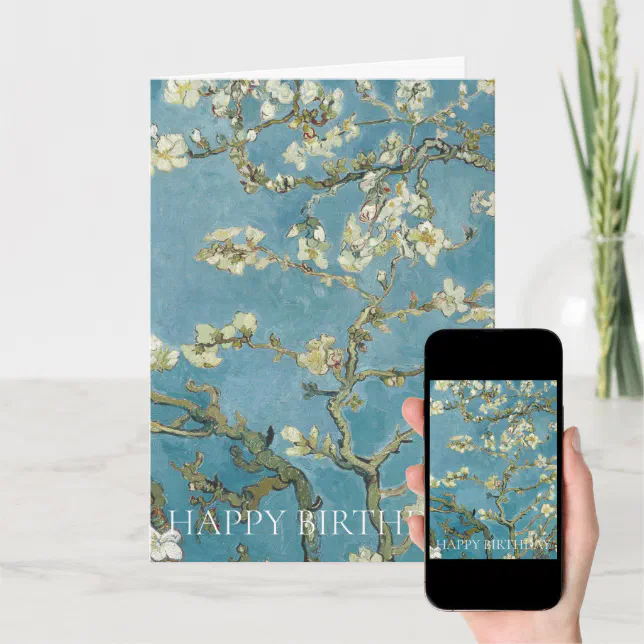 HAPPY BIRTHDAY GREETING CARD : VINCENT Van Gogh | Zazzle