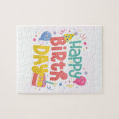 Happy Birthday Greeting Jigsaw Puzzle | Zazzle
