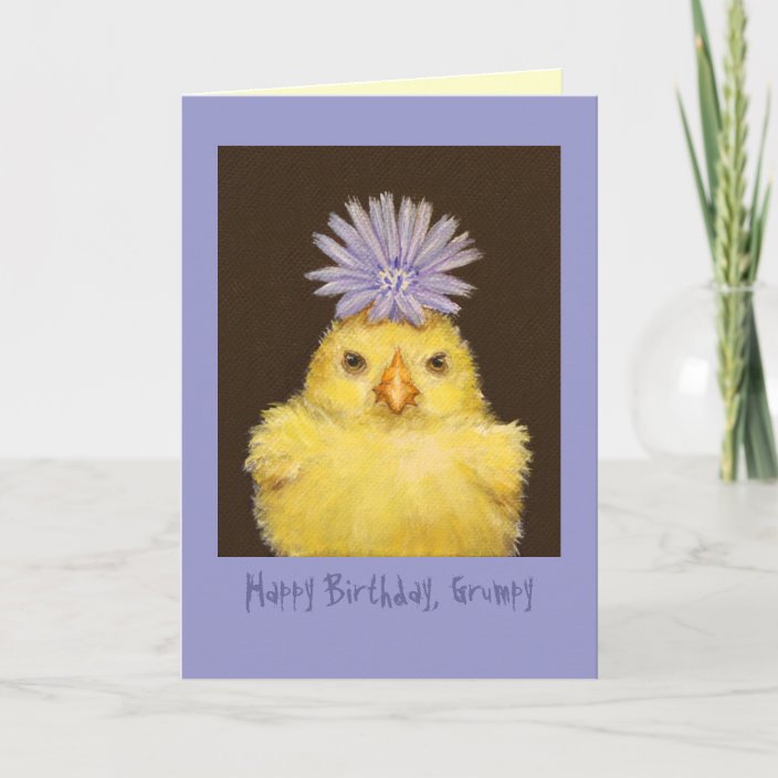 Happy Birthday Grumpy card | Zazzle.com