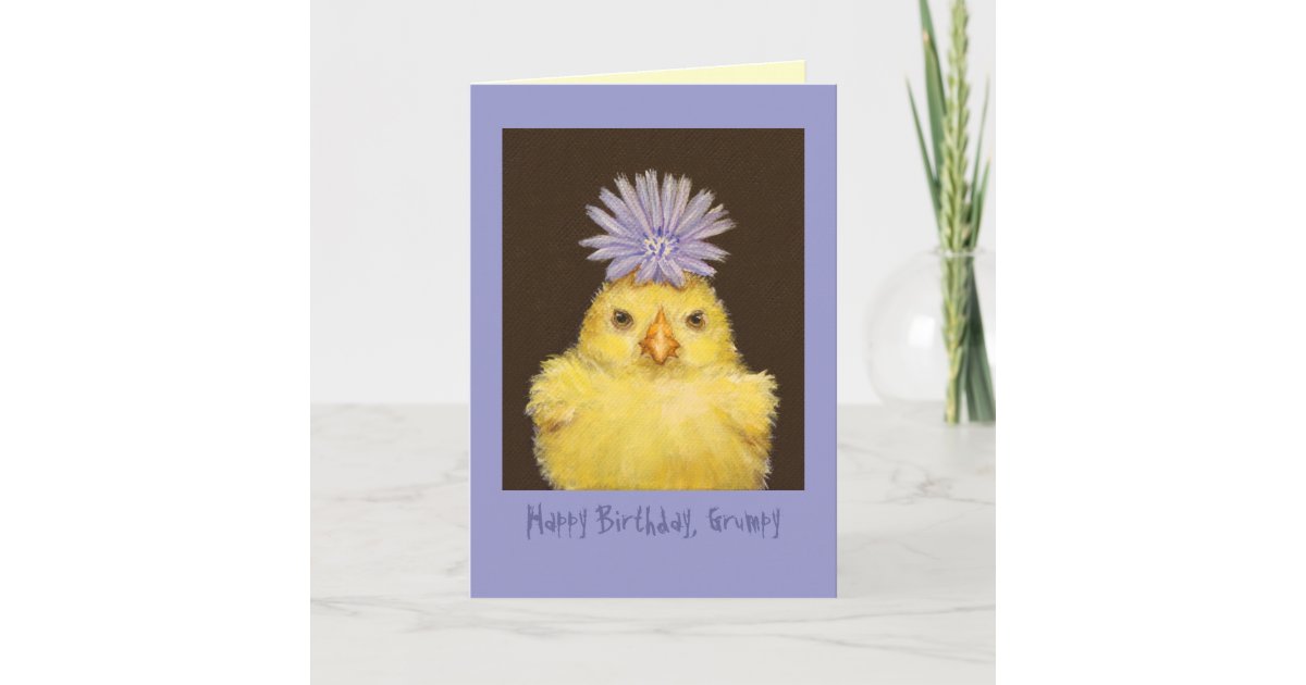 Happy Birthday Grumpy card | Zazzle