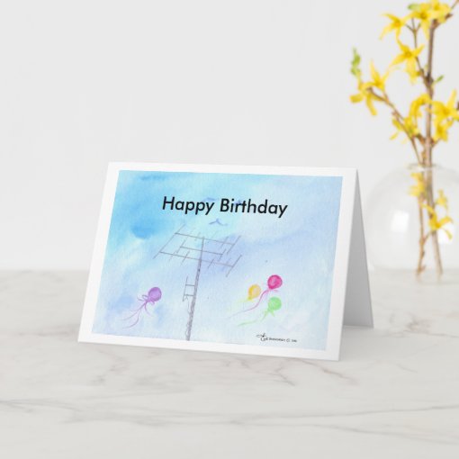 Happy Birthday, Ham Operator Card | Zazzle