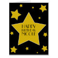Happy Birthday Hollywood Movie Awards Night Card | Zazzle