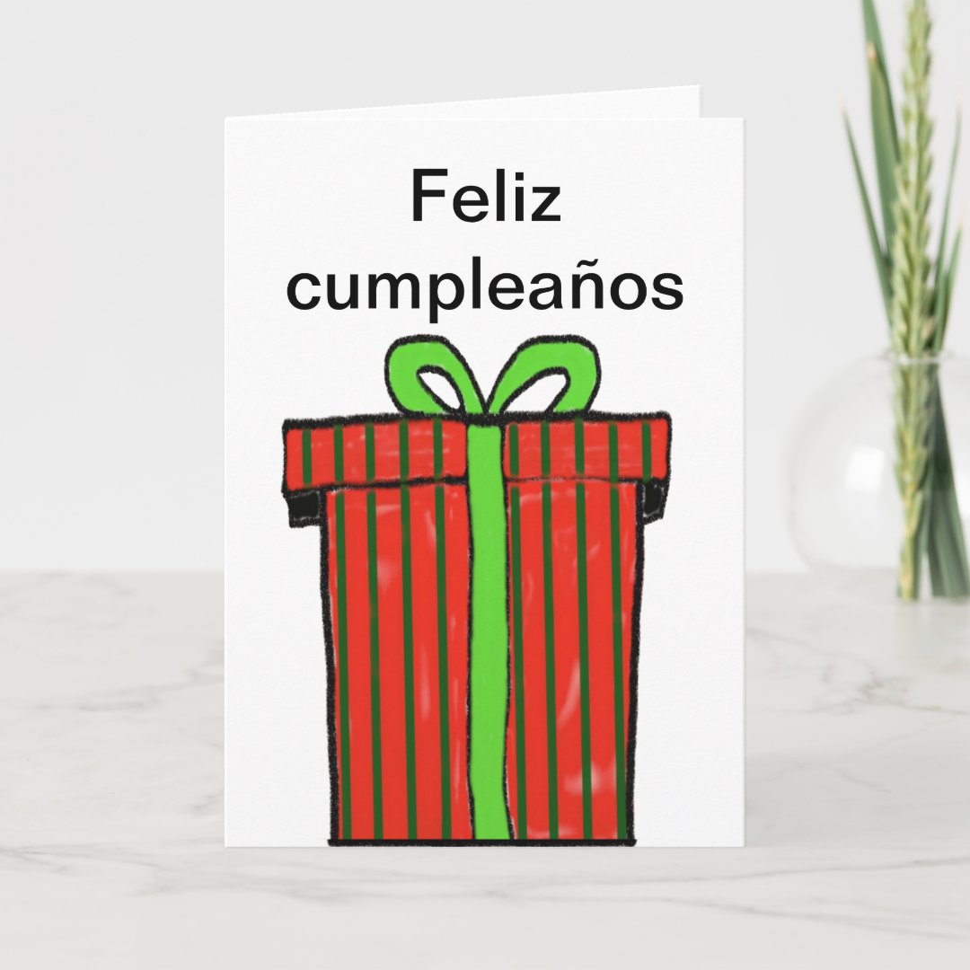 Happy birthday in Spanish Card | Zazzle