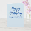 Happy Birthday introvert (customize) Card | Zazzle