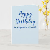 Happy Birthday introvert (customize) Card | Zazzle