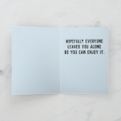 Happy Birthday introvert (customize) Card | Zazzle