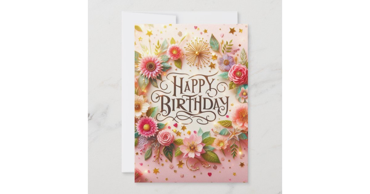 Happy Birthday Invitation | Zazzle