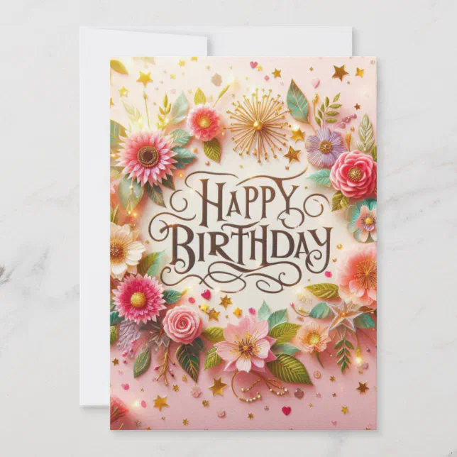 Happy Birthday Invitation | Zazzle
