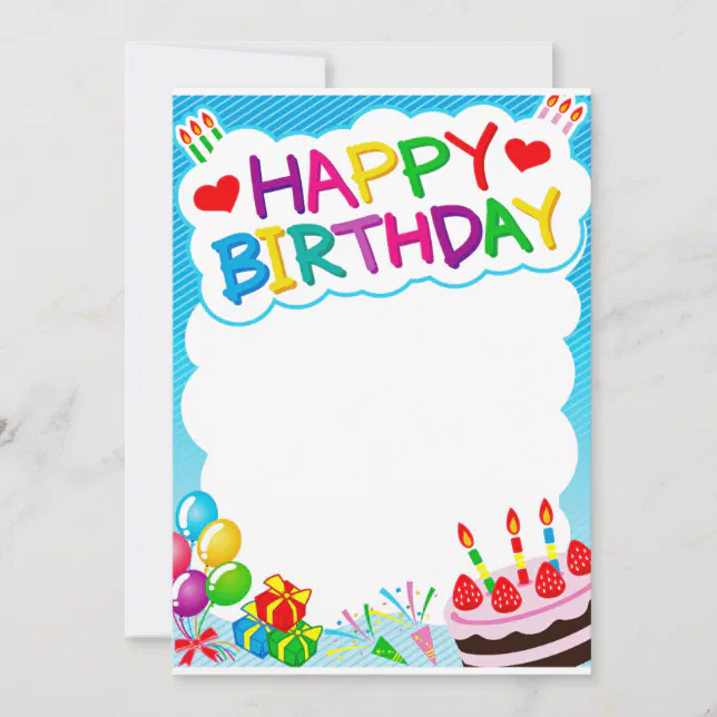Happy Birthday Invitation | Zazzle