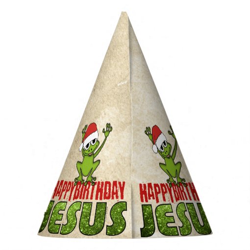 Happy Birthday Jesus Party Hat | Zazzle