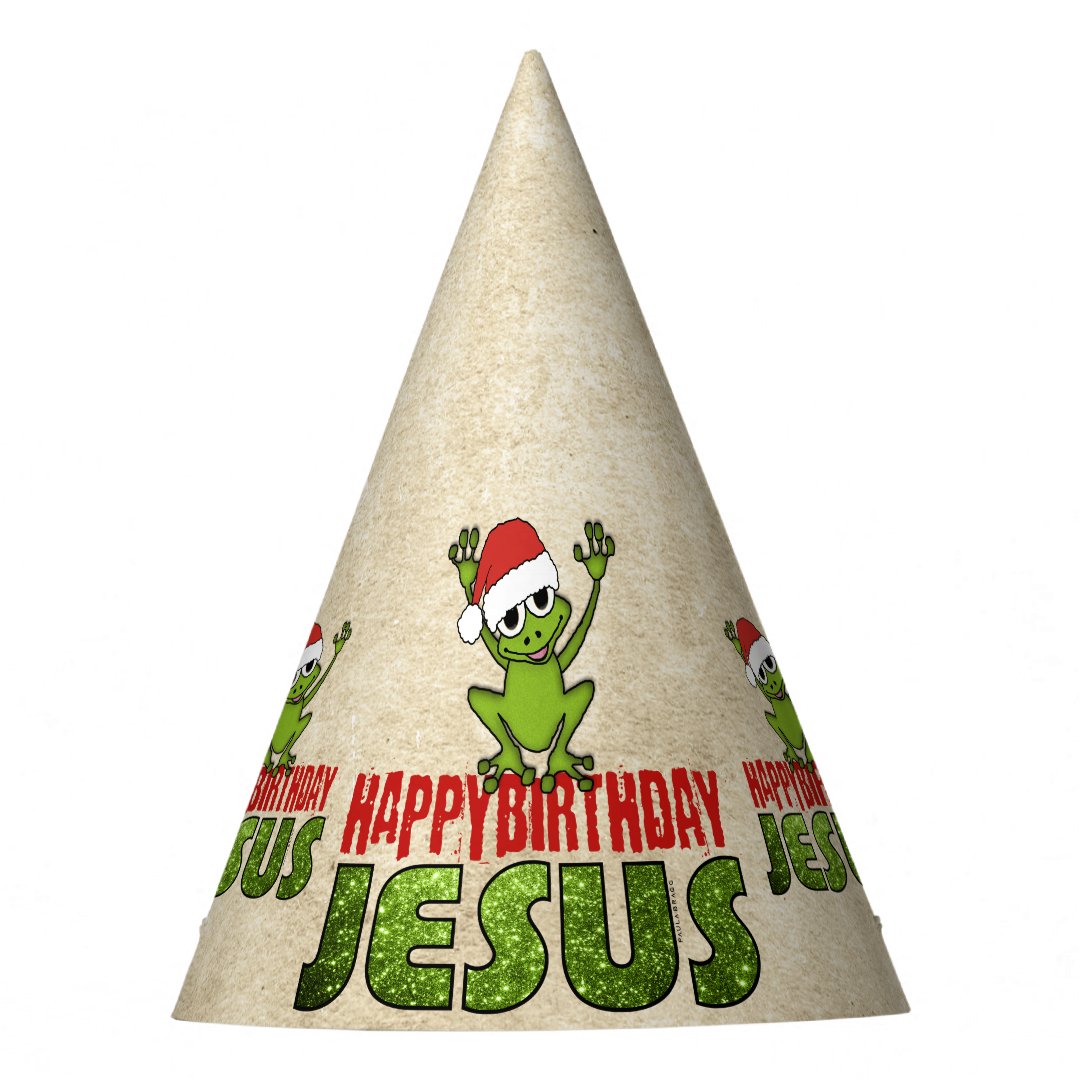 Happy Birthday Jesus Party Hat | Zazzle