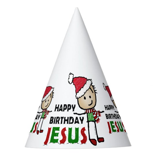 Happy Birthday Jesus Party Hat | Zazzle