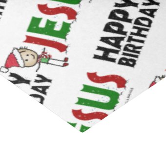 Happy Birthday Jesus Tissue Paper | Zazzle