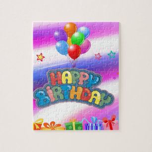 Happy Birthday Jigsaw Puzzles | Zazzle
