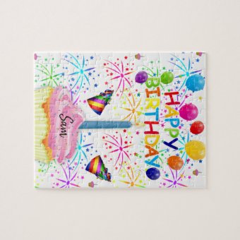 Happy Birthday Jigsaw Puzzle | Zazzle