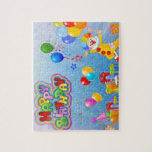 Happy birthday jigsaw puzzle gift | Zazzle