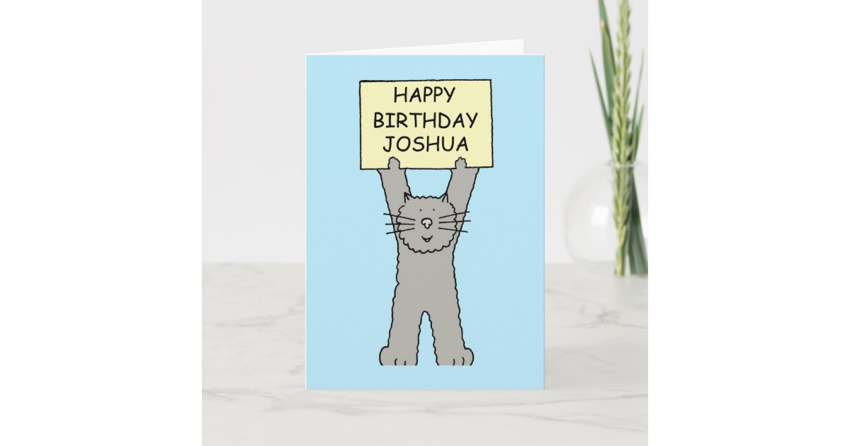Happy Birthday Joshua Card | Zazzle.com