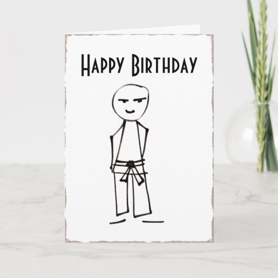 Happy Birthday Judoka Greeting Card | Zazzle.com