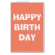 Happy Birthday jumbo card oversized birthday card | Zazzle