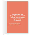 Happy Birthday jumbo card oversized birthday card | Zazzle