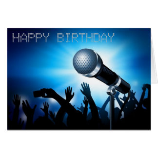 Karaoke Greeting Cards | Zazzle