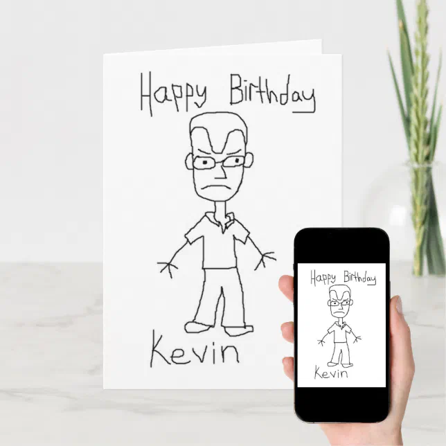 Happy Birthday Kevin Card | Zazzle
