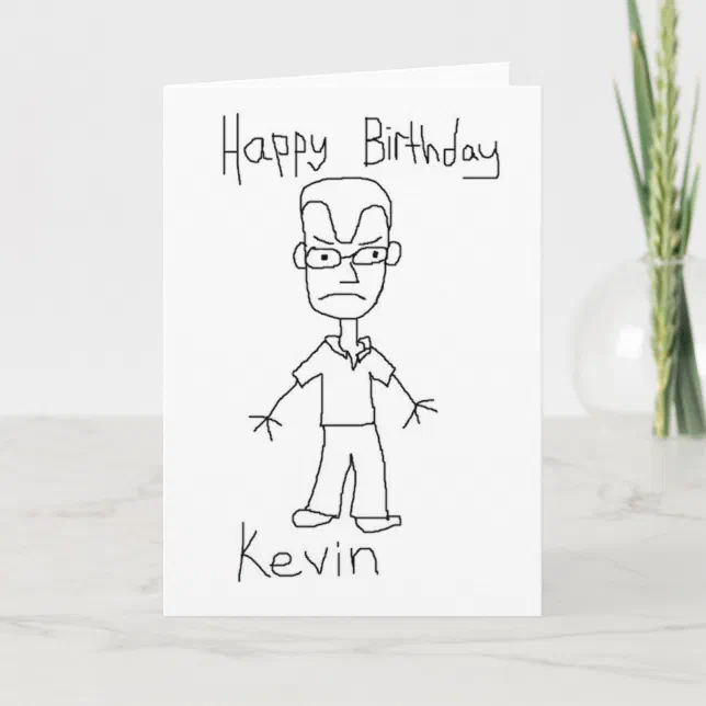 Happy Birthday Kevin Card | Zazzle