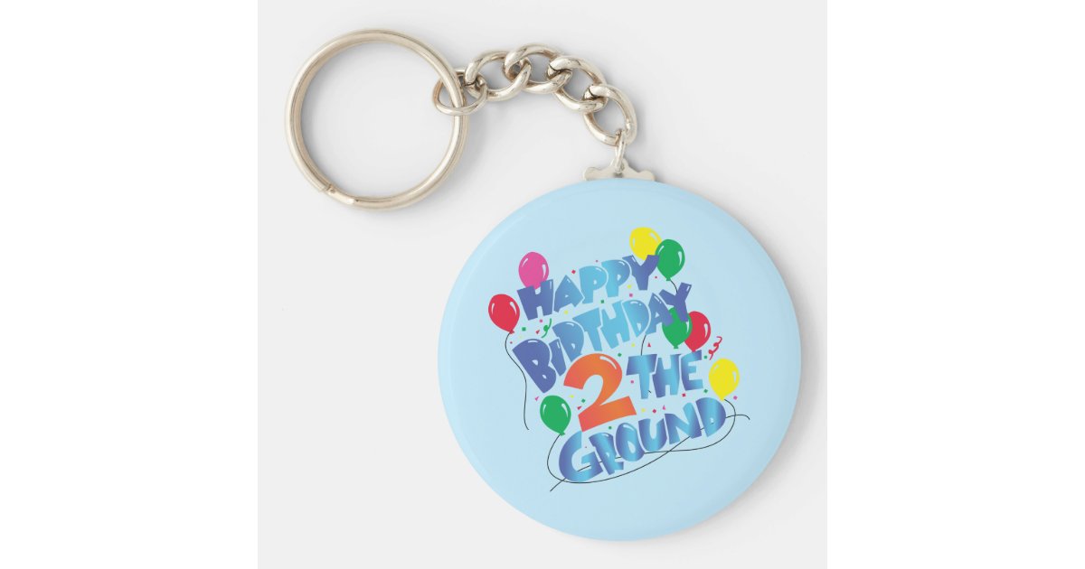 Happy Birthday Keychain | Zazzle.com