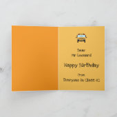 Happy Birthday Kindergarten School Bus Driver Card | Zazzle