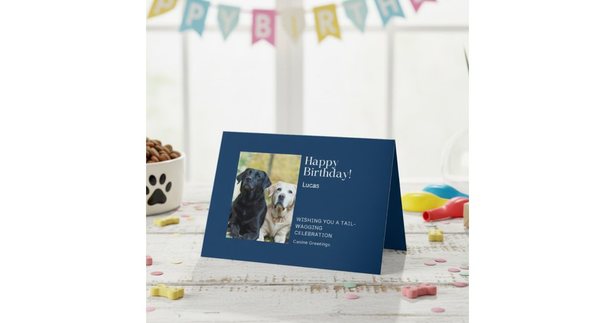 Happy Birthday Lab Buddies Greeting Card | Zazzle