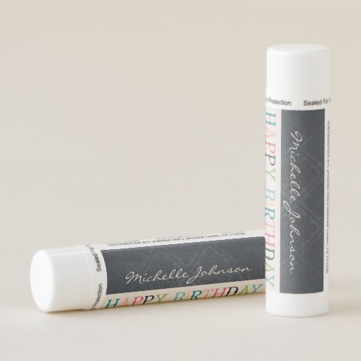 Happy Birthday Lip Balm | Zazzle