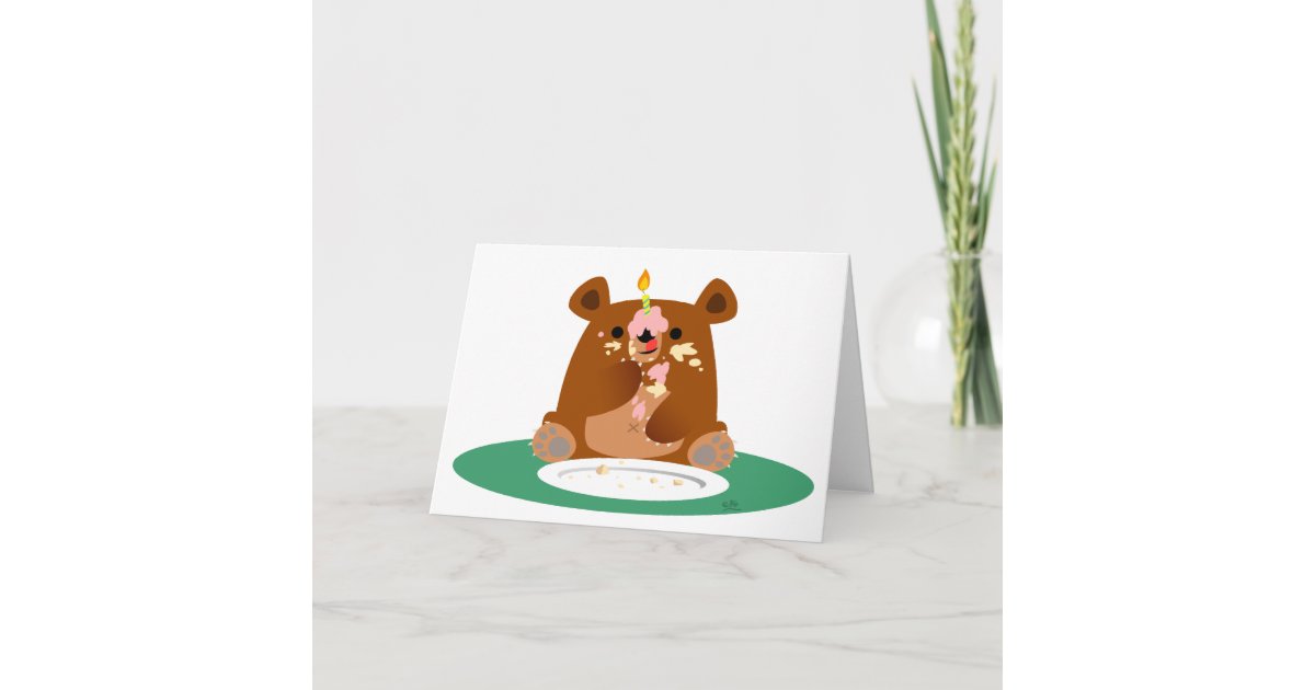 Happy Birthday, little bear!! Card | Zazzle