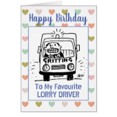 Happy Birthday Lorry Driver | Zazzle