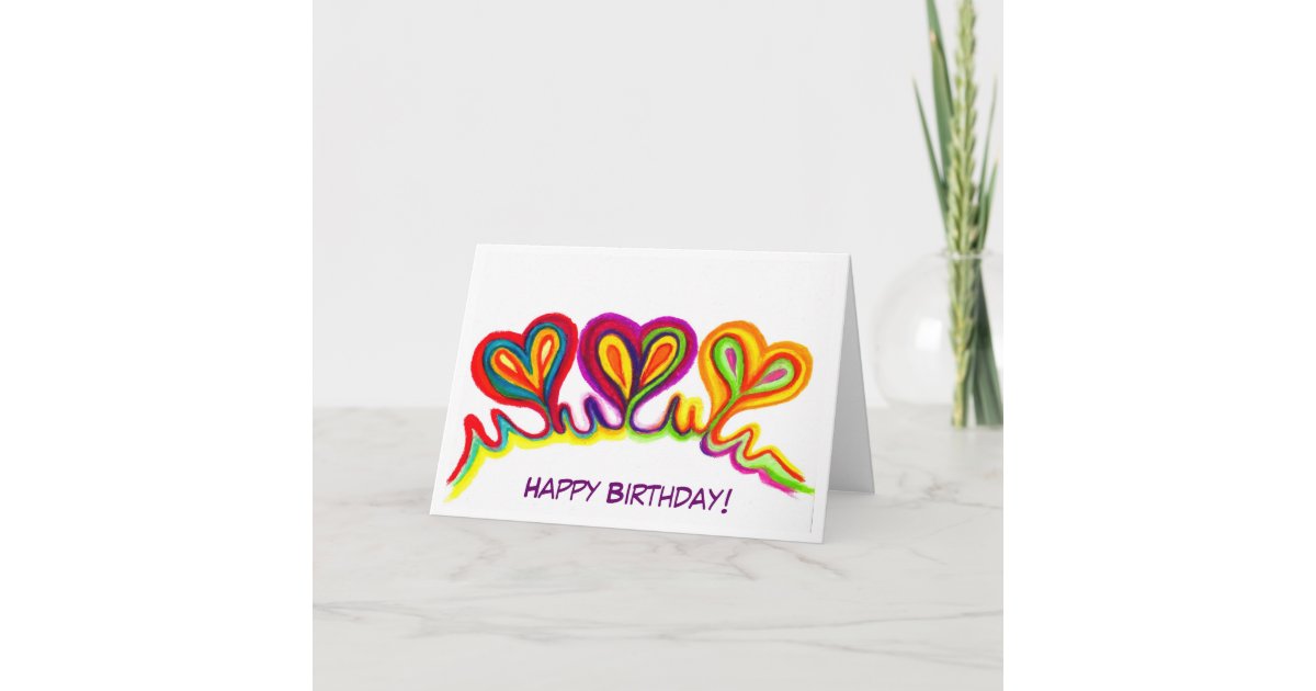 Happy Birthday Love Kite Greeting Card | Zazzle