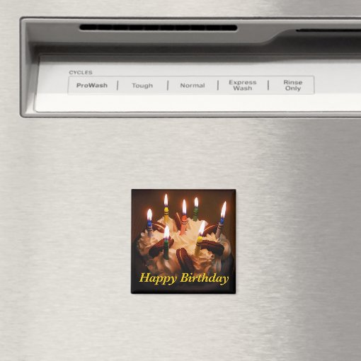 Happy Birthday Magnet | Zazzle