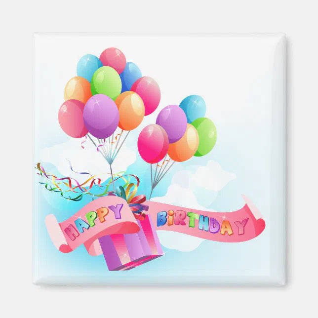 Happy birthday magnet | Zazzle