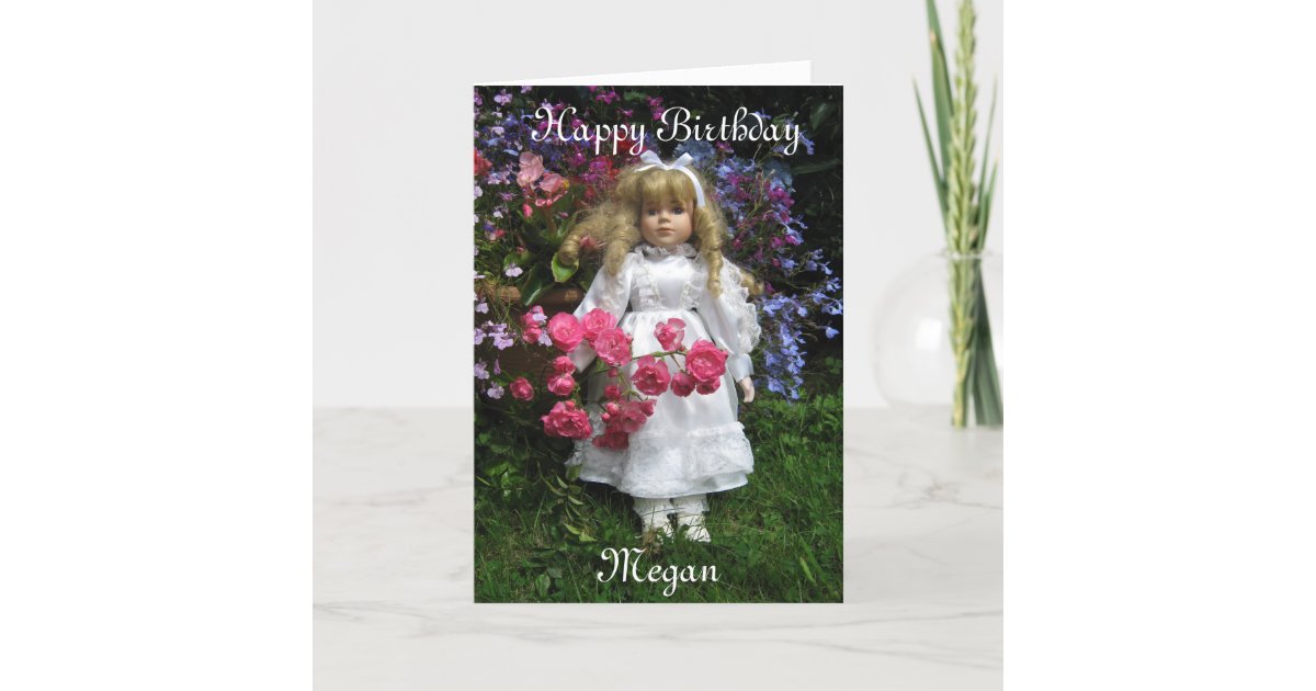 Happy Birthday Megan Card | Zazzle