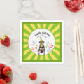 Happy Birthday Miniature Schnauzer Custom Party Napkins | Zazzle