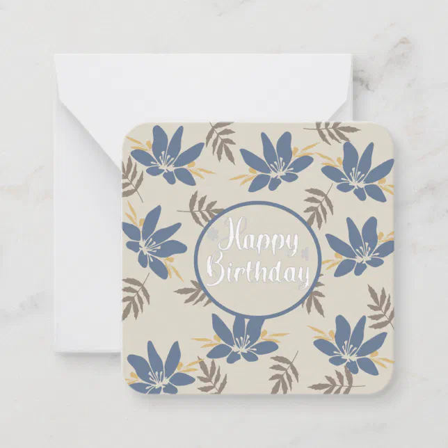 Happy Birthday Note Card | Zazzle