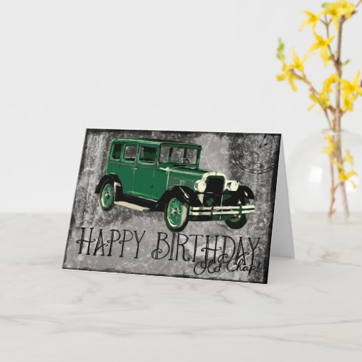 Happy Birthday Old Chap Card | Zazzle