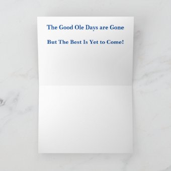 Happy Birthday Old Timer Card | Zazzle