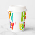 Happy Birthday Paper Cups | Zazzle