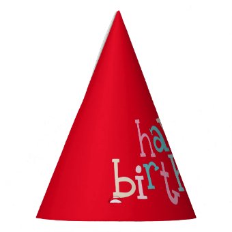 Happy Birthday Party Hat | Zazzle