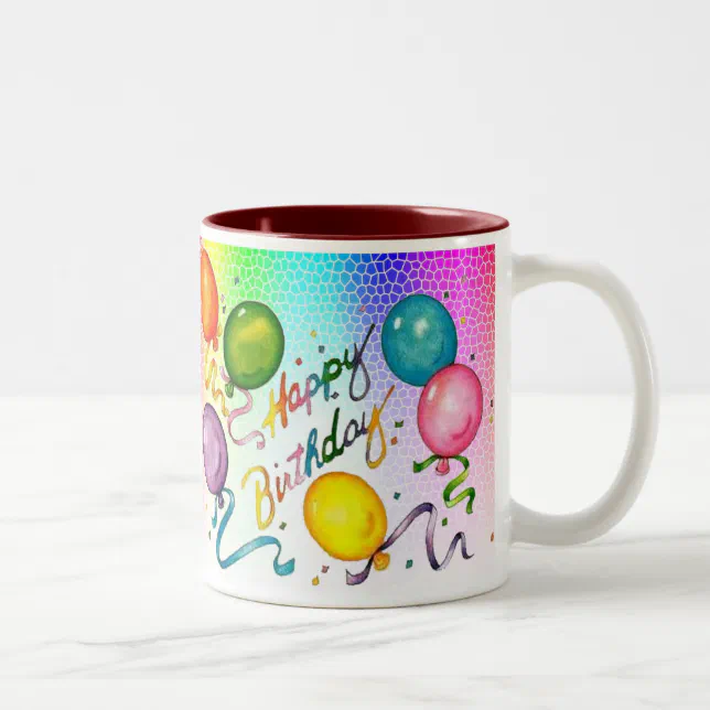 Happy Birthday Party Mug | Zazzle