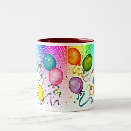 Happy Birthday Party Mug | Zazzle