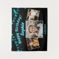 Happy Birthday Party Photo Collage Fun Backdrop | Zazzle