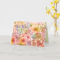Happy Birthday pastel flower garden Card | Zazzle