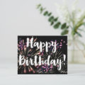 Happy birthday Personalized hand written note Card | Zazzle